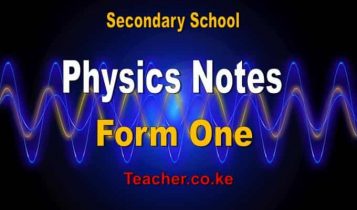 klb physics form 3 notes pdf Archives - Teacher.co.ke