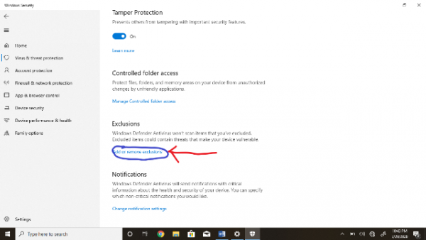 How to Add or Remove an Exclusion in Windows Defender on Windows 10 ...