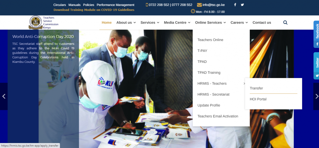 TSC Online Transfer Application Now Open, Here is how to Apply ...