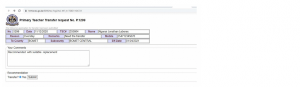 TSC Online Transfer Application Now Open, Here is how to Apply ...