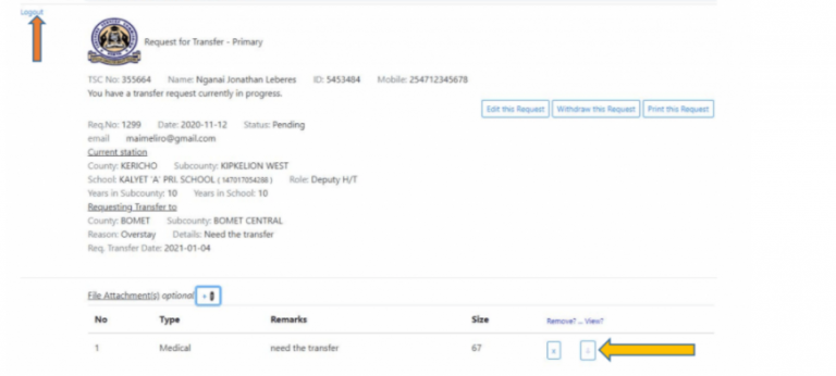 TSC Online Transfer Application Now Open, Here is how to Apply ...