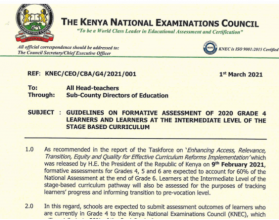 KNEC Reveals Grading System per Subject for KCSE 2021 – Teacher.co.ke