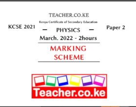 2022 KCPE Past Papers with Marking Schemes - Teacher.co.ke