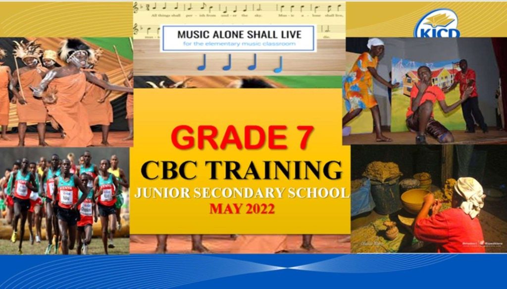 GRADE 7 JUNIOR SECONDARY CBC TEACHER TRAINING MATERIALS AND PROGRAMME 