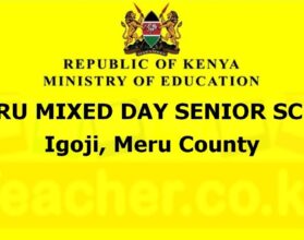 Sang'alo Senior School - Nandi - Teacher.co.ke