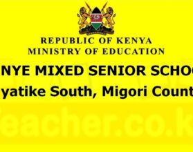 St. Benedict's Senior School Chemchemi - Trans Nzoia - Teacher.co.ke