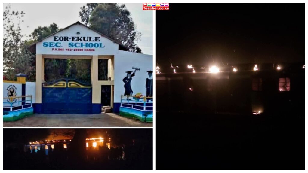 NAROK COUNTY SCHOOL FIRE: Eor Ekule Secondary School Engulfed in Flames ...